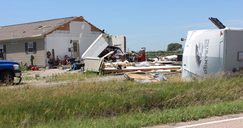 Homes in Hall, Merrick counties damaged in Monday tornado