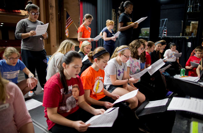 Youths explore self-expression at show choir camp