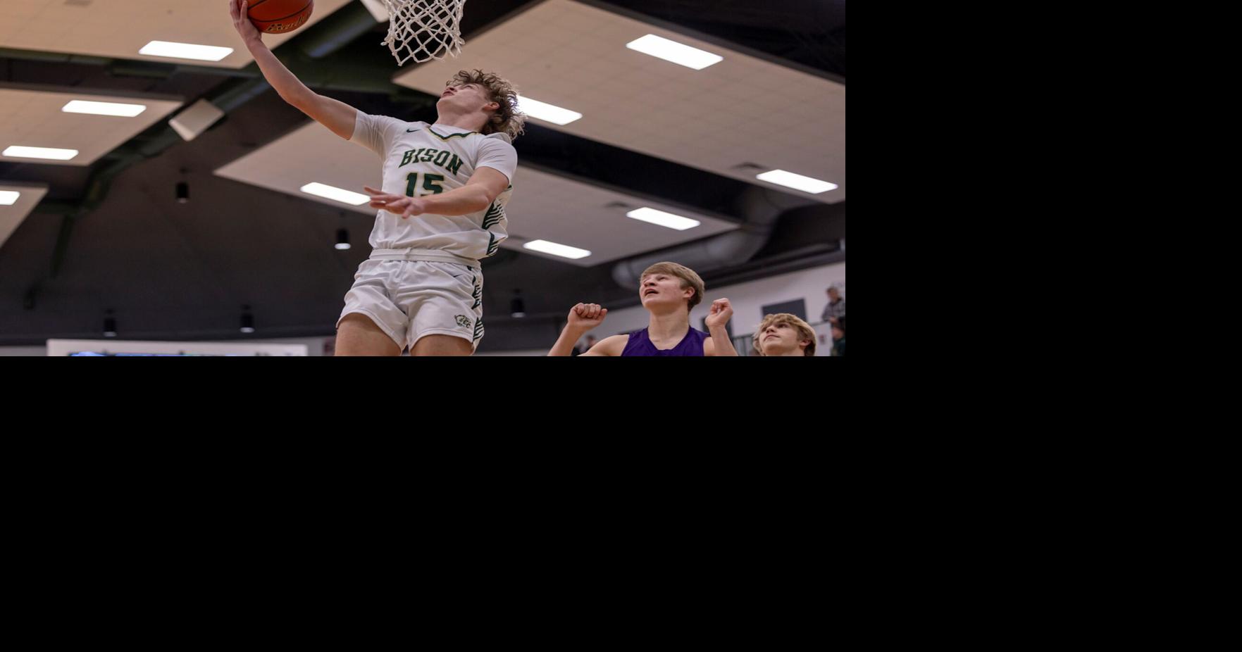 Central City's Jakob Ruhl goes for 28, Bison girls win big