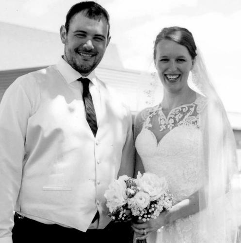 Kari Sawyer and Dustin Thornton