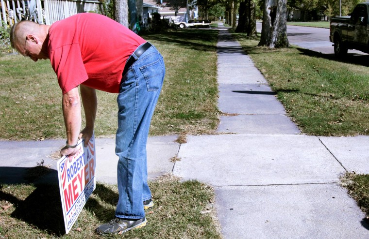Grand Island removing political signs placed in right of way