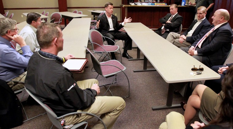 Bruning advocates cutting regulations, spending