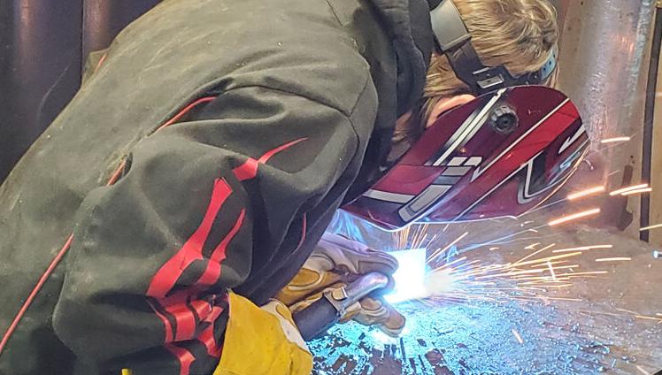 Central Community College offers area high school students welding shot