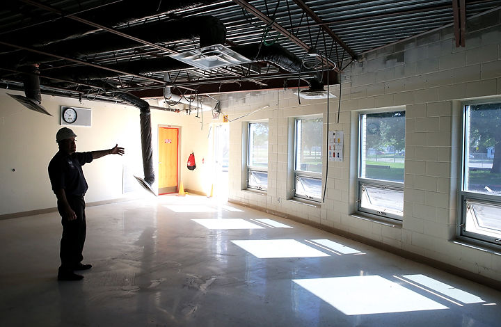 Work at Barr moves indoors