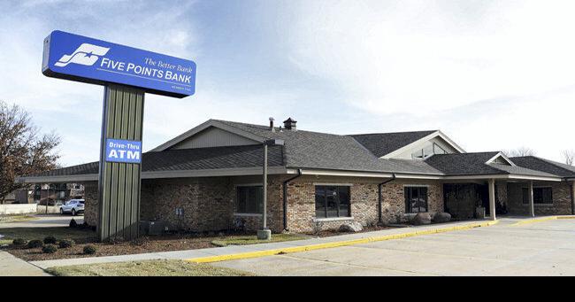 Five Points Bank focuses on community involvement, taking care of customers
