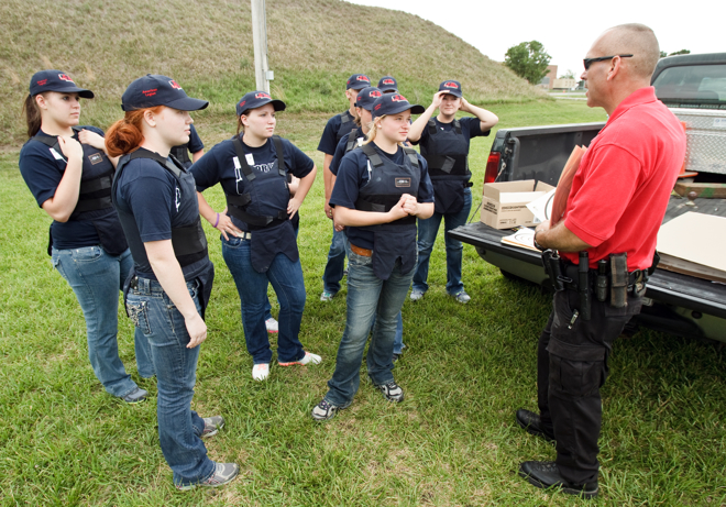 Junior Law Cadets get a look at law enforcement careers