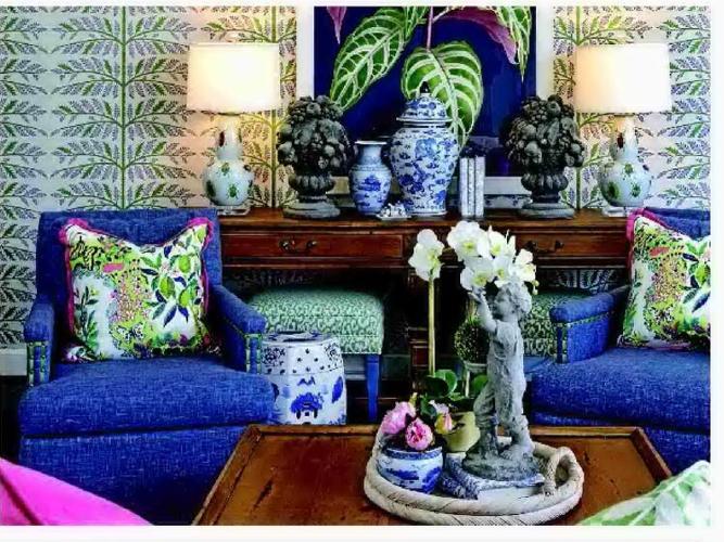 Take a peek inside this preppy home