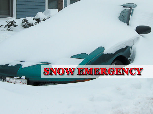Snow Emergency in effect from 9 p.m. Wednesday to 9 p.m. Thursday