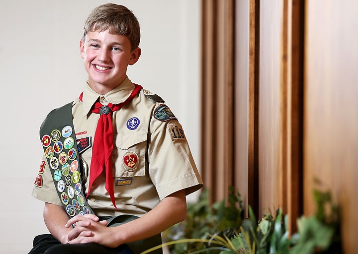 Boy Scout builds buddy bench for Cedar Hollow