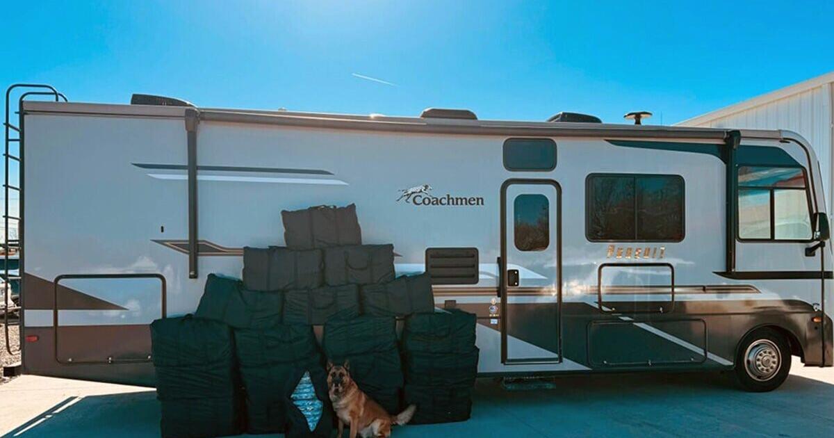 400 pounds of marijuana seized from RV driver on I-80