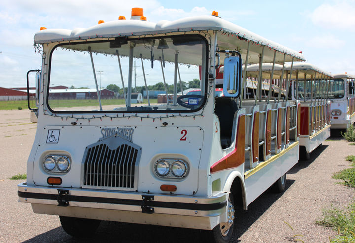 Trams will replace tractor-trailers on fairgrounds
