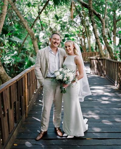 Lindsay Meyer and Isidro Palma