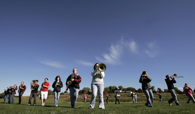 Loup City band finds field show worth the challenge