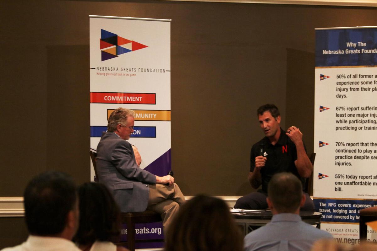 Jason Peter speaks in Grand island at Nebraska Greats Foundation Event