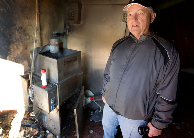 All the meat lost in butcher shop fire
