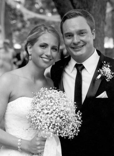 Meg Hutzell and Justin Jorgensen