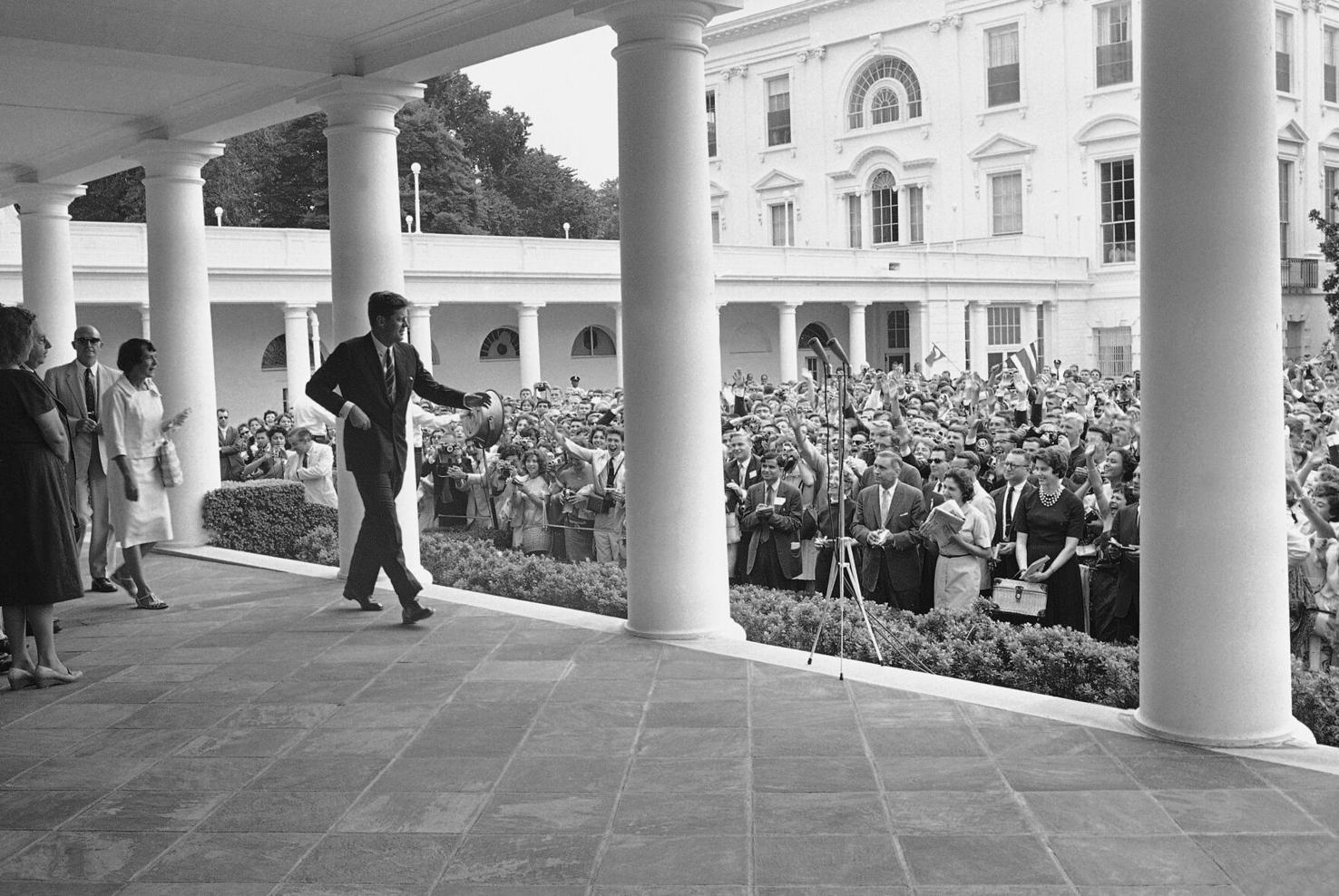 Photos: Scenes from the Rose Garden ... from Kennedy to Trump