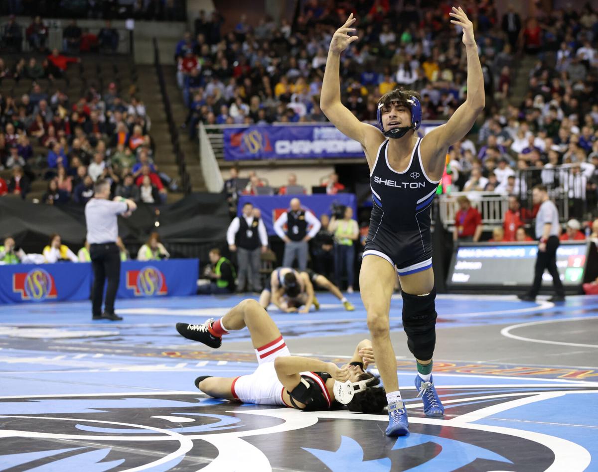 State wrestling: Shelton's Sebastian Sauceda completes undefeated ...