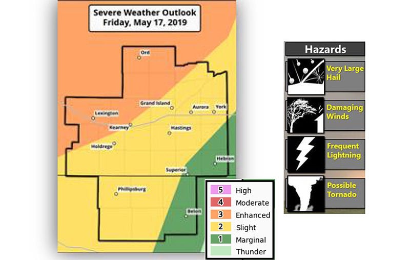 After record heat, severe storms are possible in Central Nebraska today
