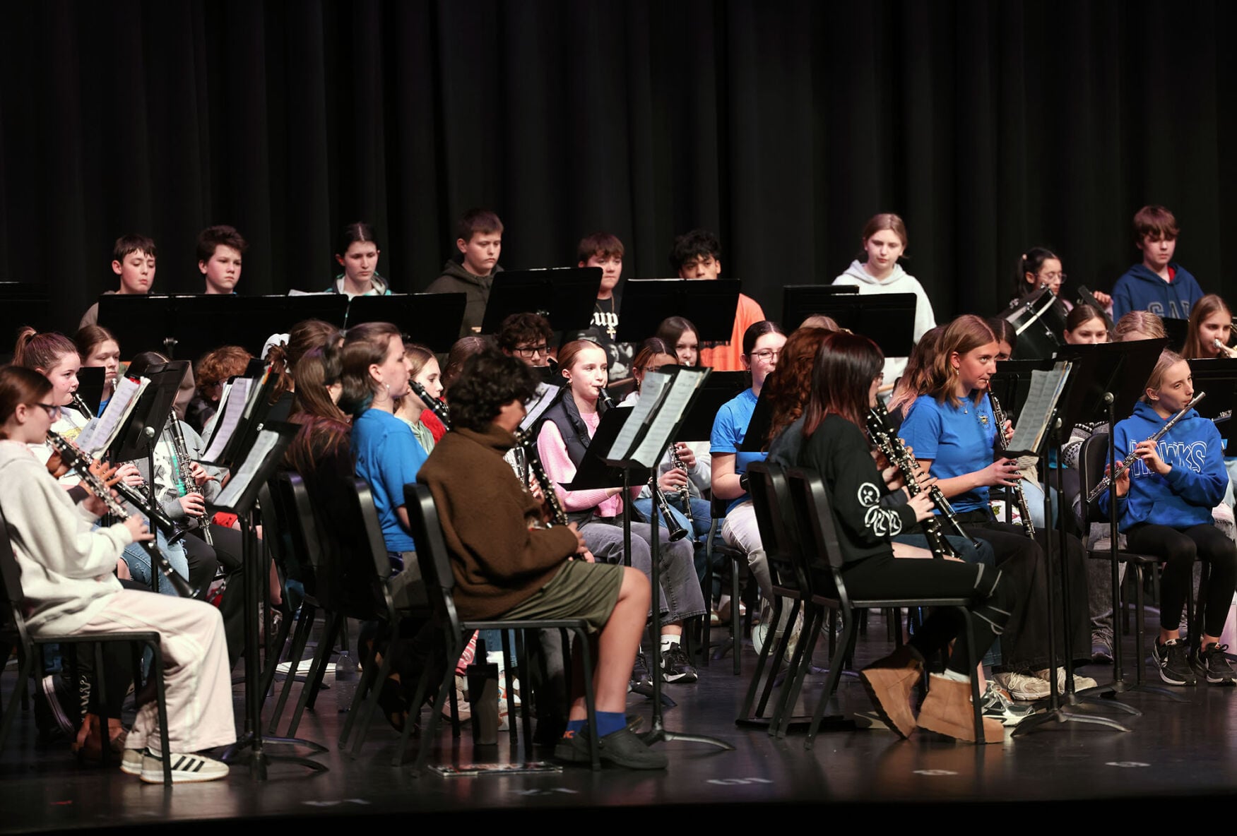 Photos: Grand Island middle school Honor Band performs