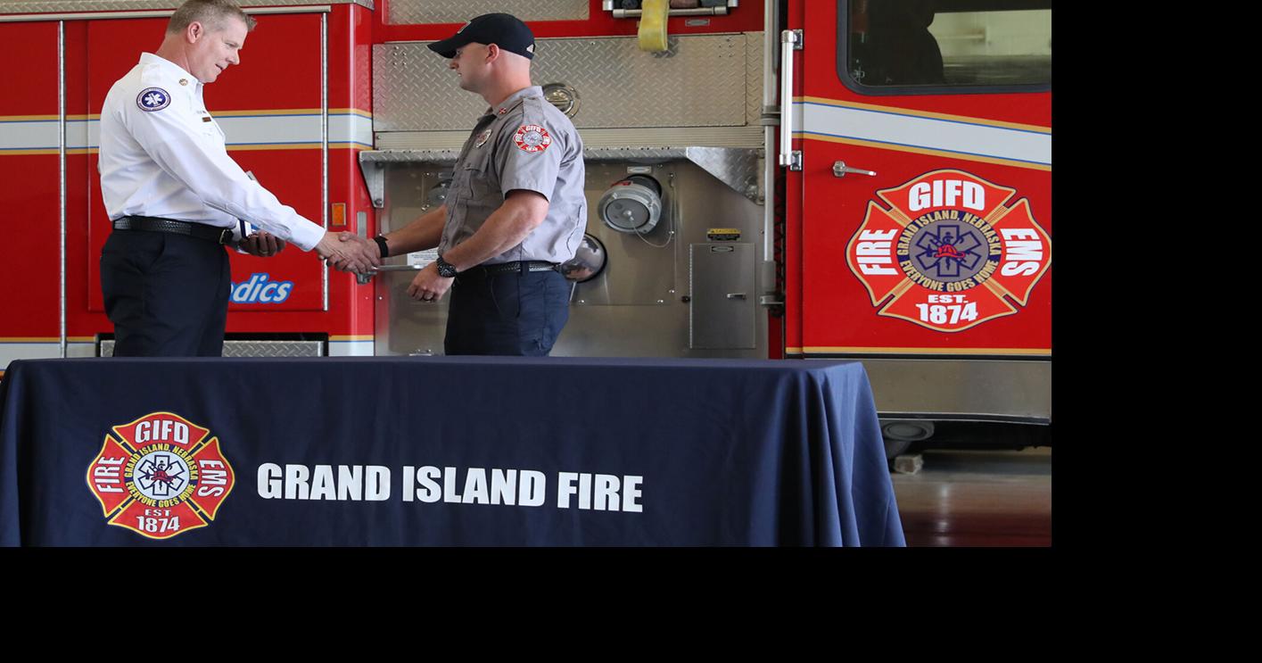 Ryan Seaman honored for rescuing woman from May 1 house fire