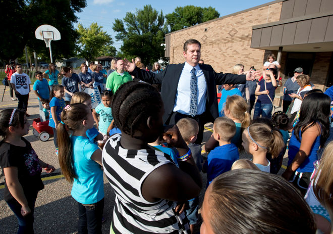 Starr Elementary students help break ground on new school | Local News ...