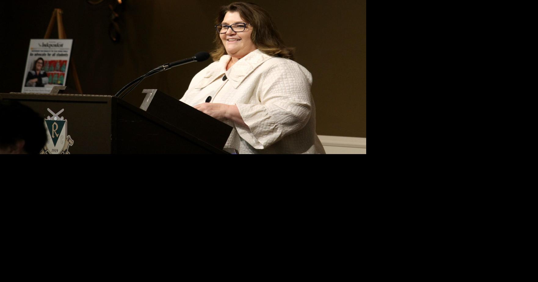 Hinkle, Jensen honored at Woman and Man of the Year reception