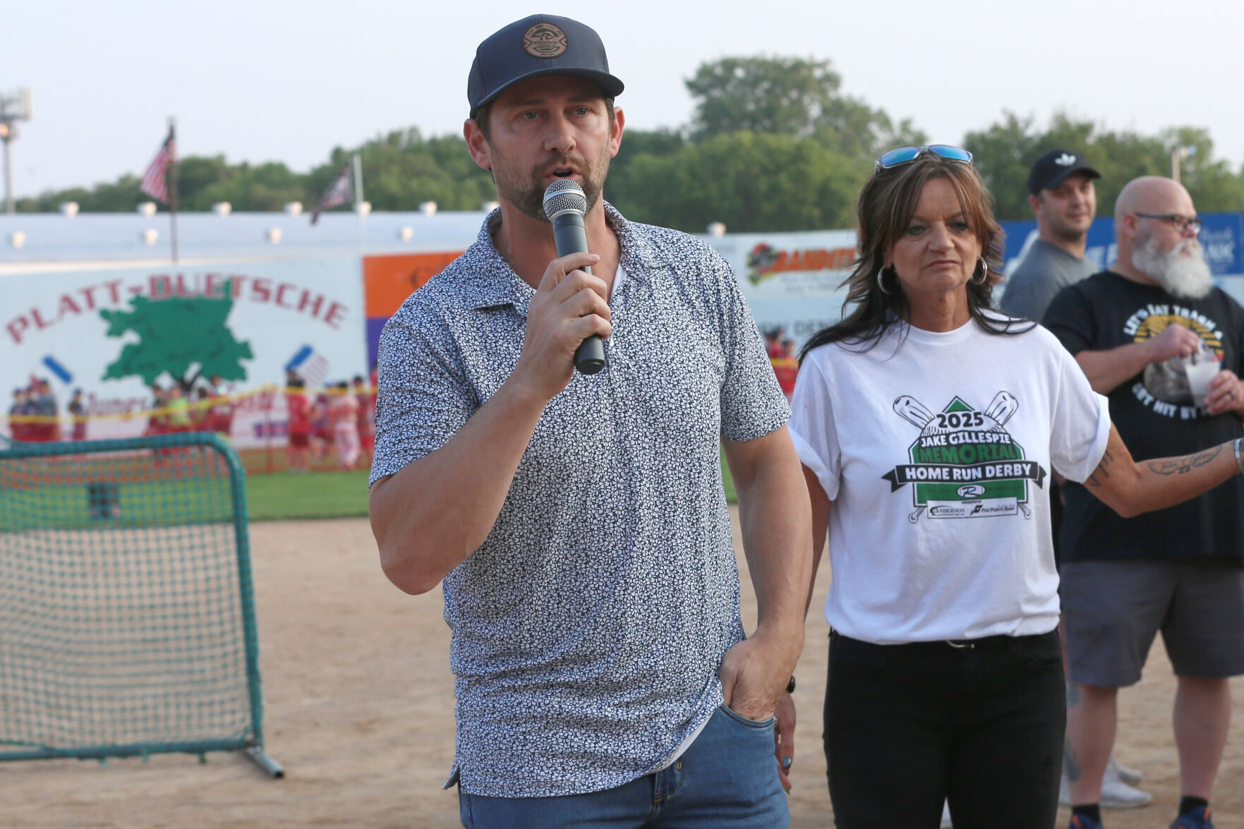 Former Husker QB Crouch helps at Jake Gillespie Home Run Derby