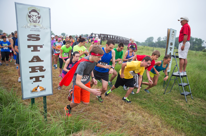 Buffalo Stampede sends runners out on the prairie