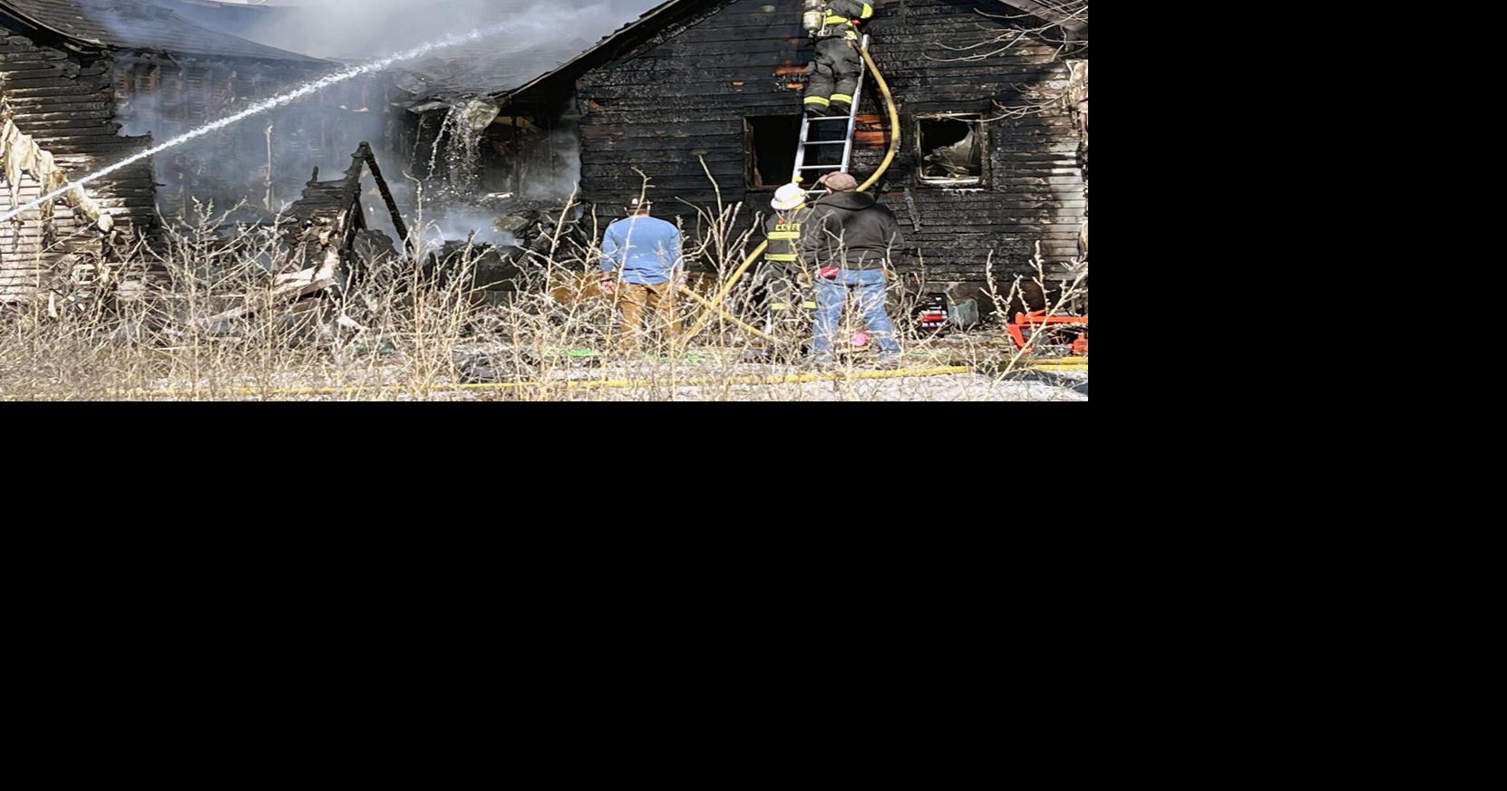 Crews respond to house fire north of Central City in Merrick County