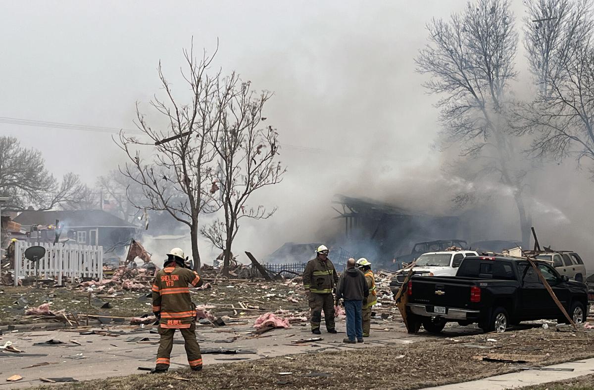 PHOTOS: Home explodes in Wood River