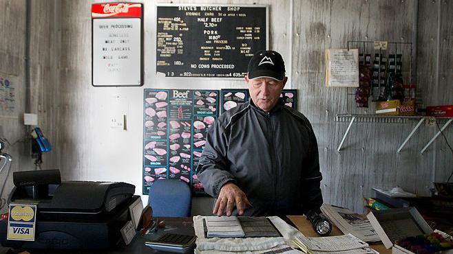 All the meat lost in butcher shop fire