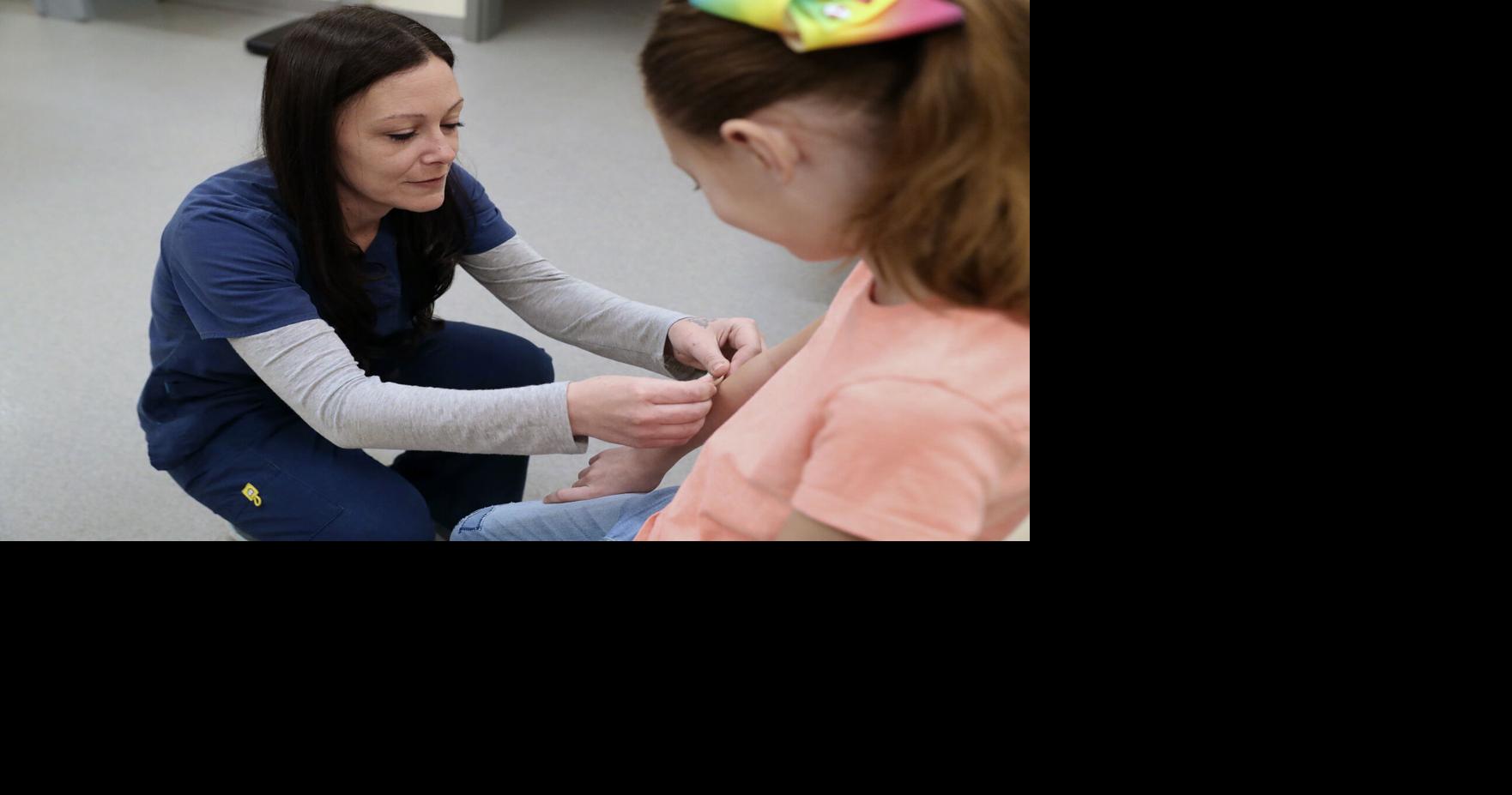 Shoemaker Elementary nurse shows love is the best medicine