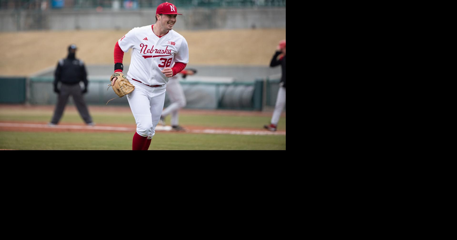 Olson strikes out eight in Nebraska baseball win
