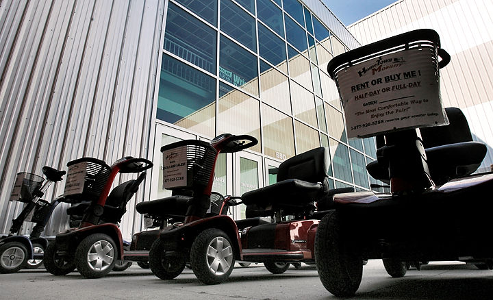Demand for scooters, wheelchairs high at State Fair
