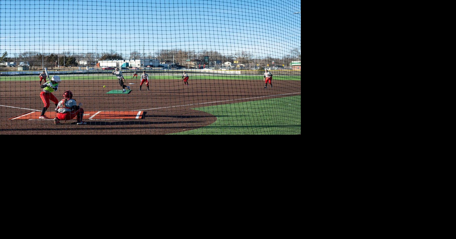 Nebraska softball breaks in new turf practice field