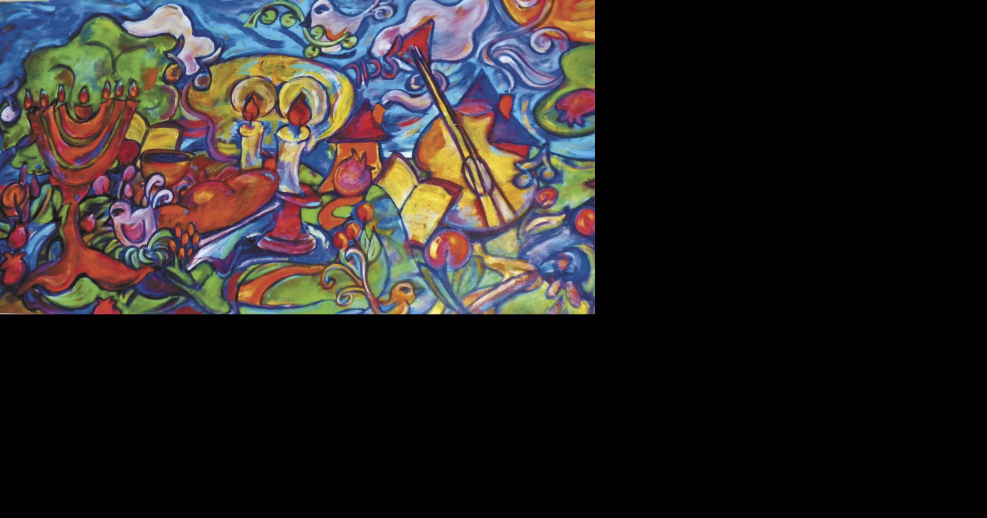 Artist and educator Julie Wohl expresses her passion in vibrant works ...