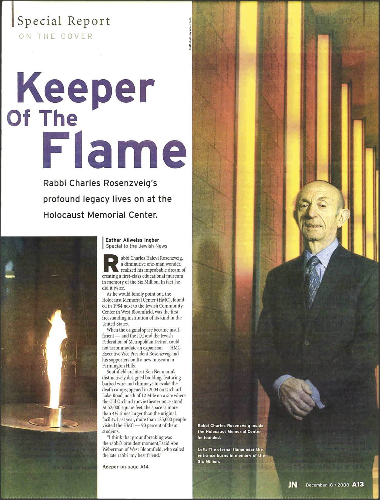Zekelman Holocaust Center Marks 40 Years of Remembrance | Culture ...