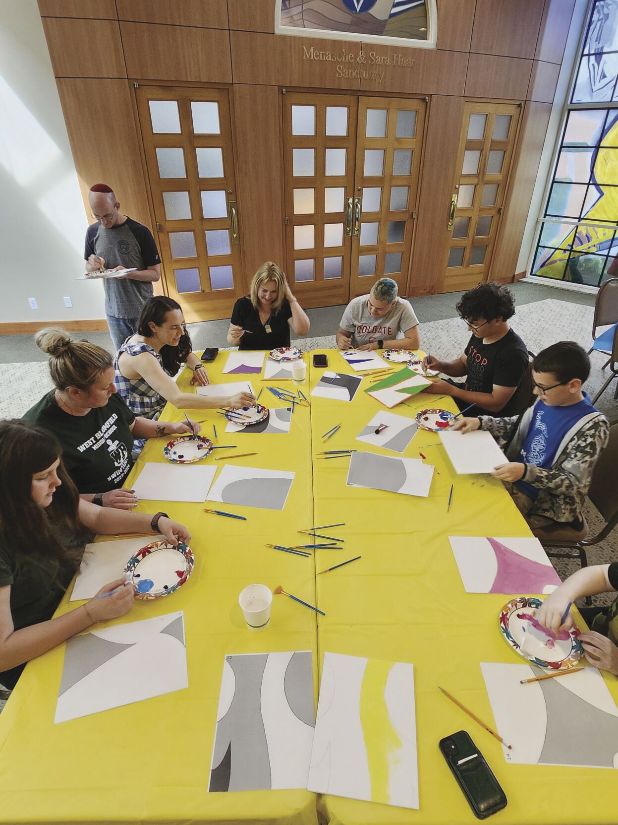 Turning Hebrew into Art at Congregation Beth Ahm | Community | thejewishnews.com