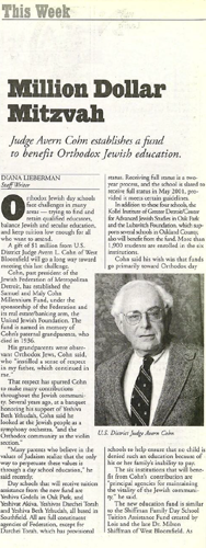 Looking Back: Avern Cohn’s Legacy as Federal Judge | Judaism ...