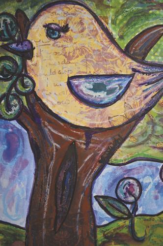 Artist and educator Julie Wohl expresses her passion in vibrant works ...