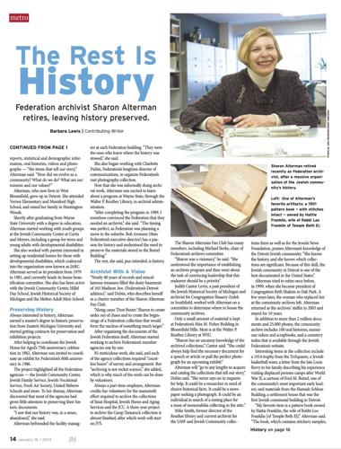 Sharon Alterman, A Keeper of History | Culture | thejewishnews.com