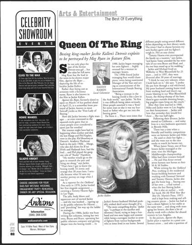 Ringside Reporter to Hall of Famer — Jackie Kallen Makes History ...