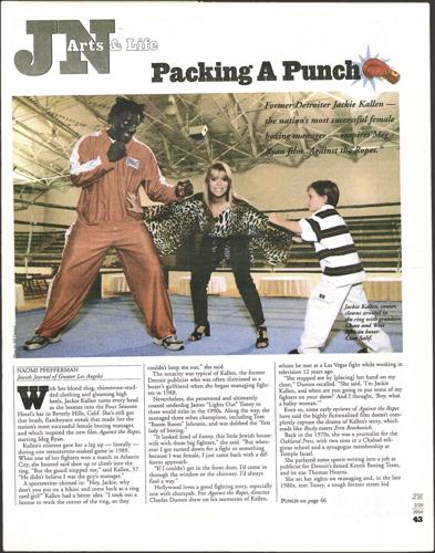 Ringside Reporter to Hall of Famer — Jackie Kallen Makes History ...