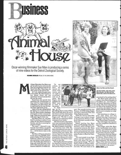 Sue Marx: A Remarkable Detroit Filmmaker and Photographer | Looking ...