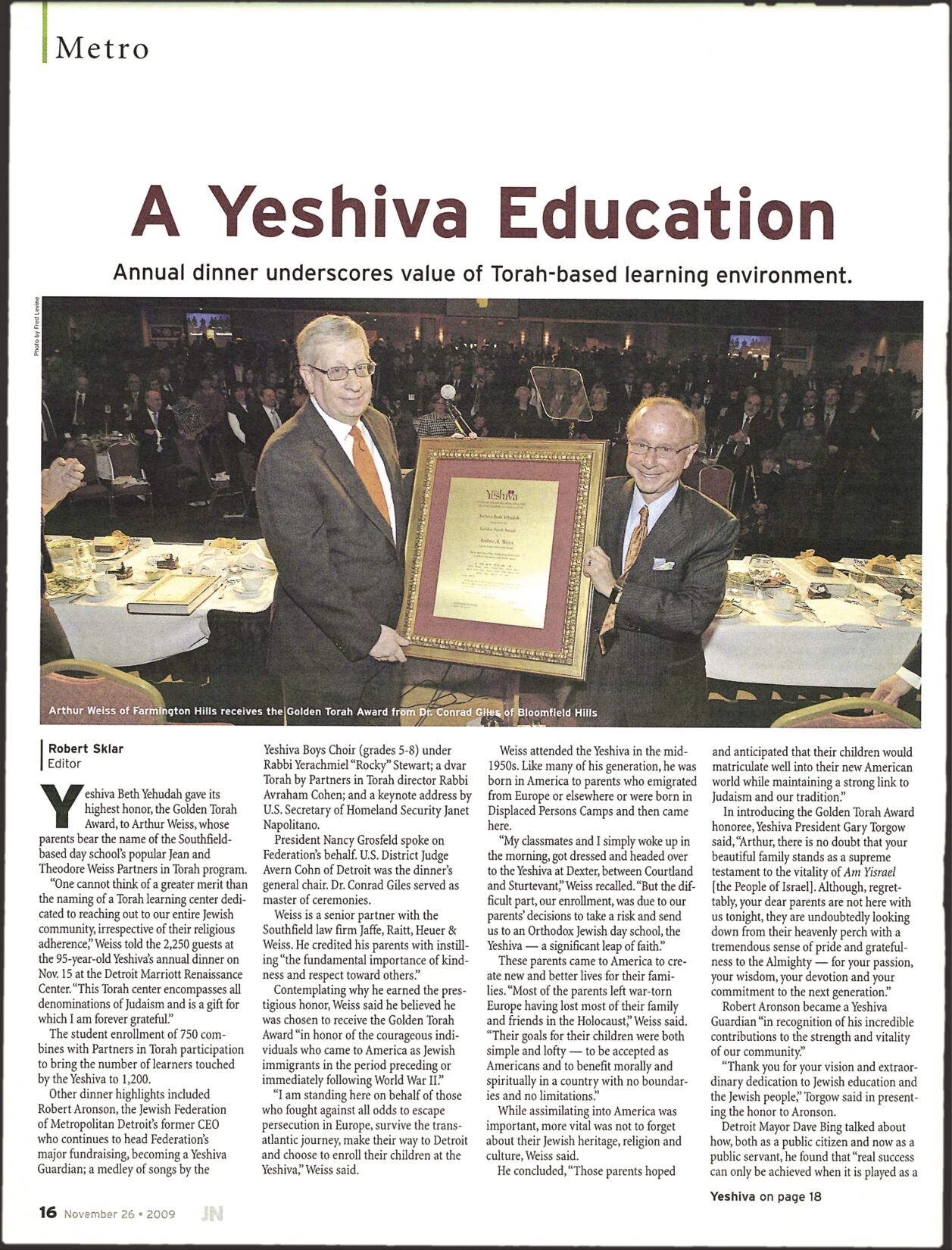 Yeshiva Beth Yehudah Celebrates 110 Years with Boris Johnson and Matt ...