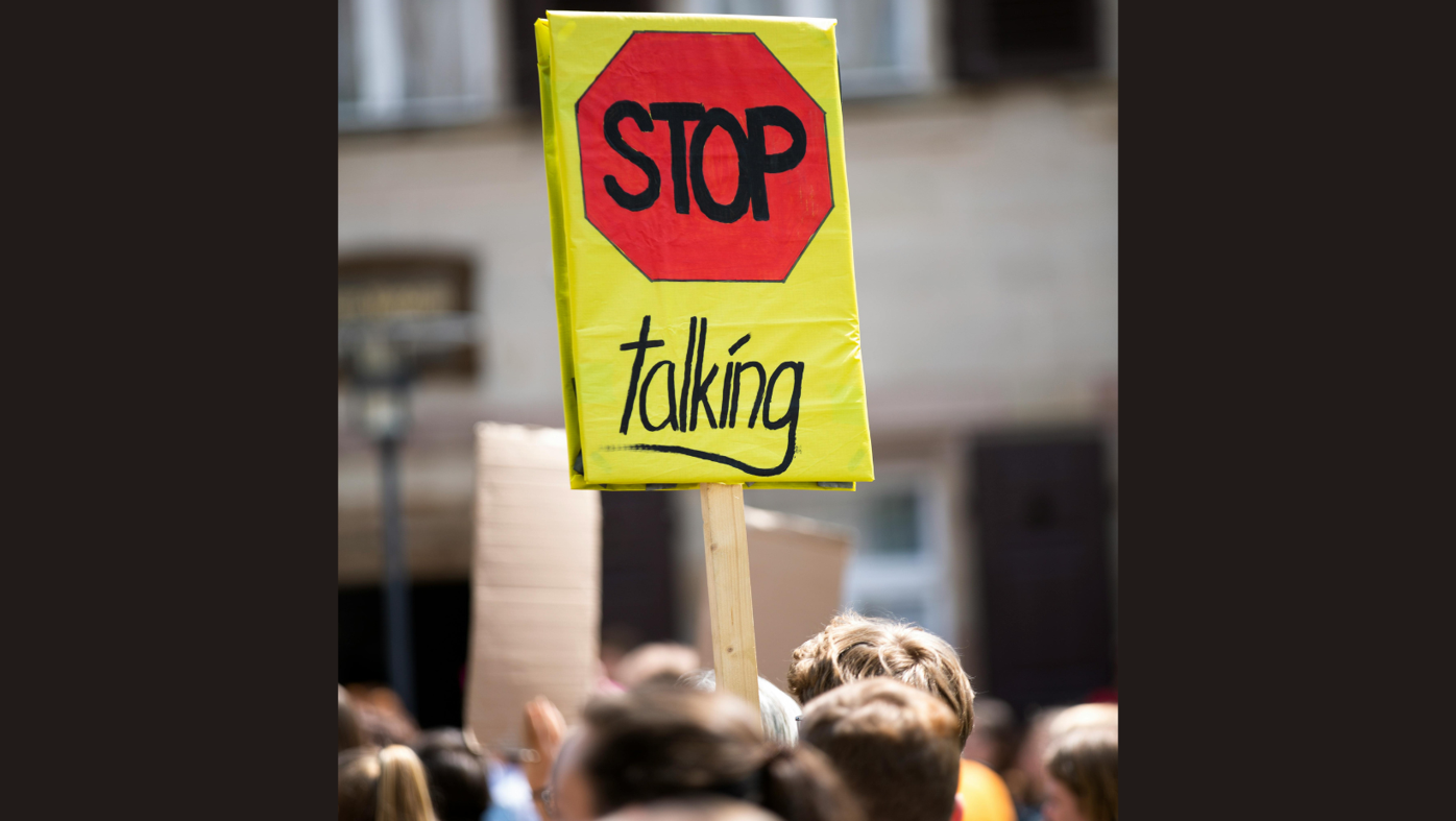 stop talking sign