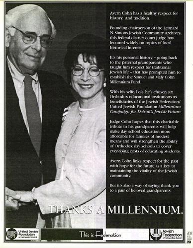 Looking Back: Avern Cohn’s Legacy as Federal Judge | Judaism ...