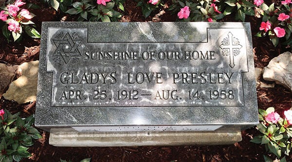 Elvis Presley was Jewish? A Grave Marker Locked Away for 4 Decades ...