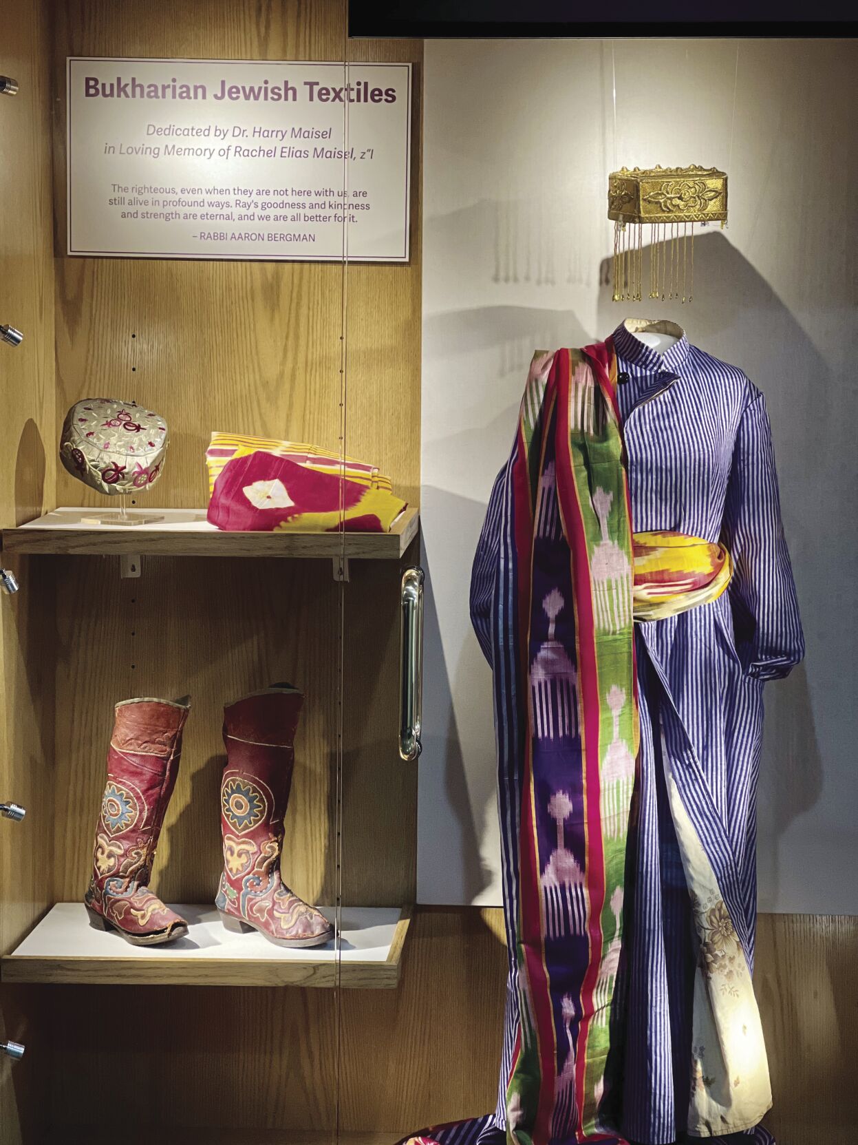 Bukharian Jewish Textiles Exhibit Debuts at Adat Shalom | Community ...